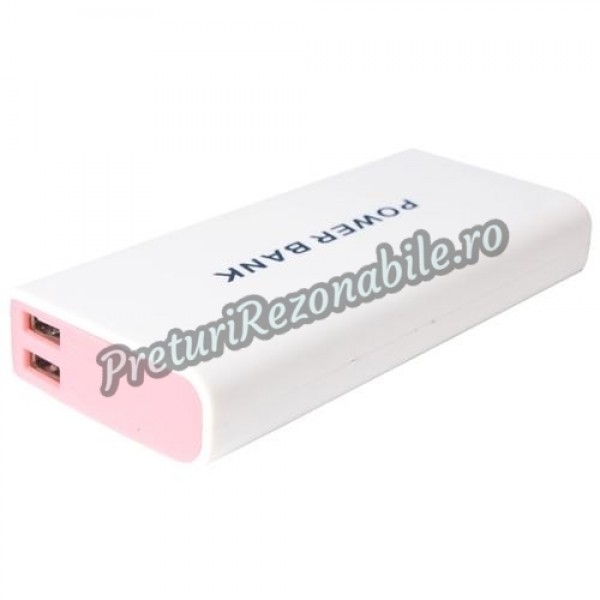 Acumulator Extern Power Bank 15000mAh pentru telefon, tableta, ipad