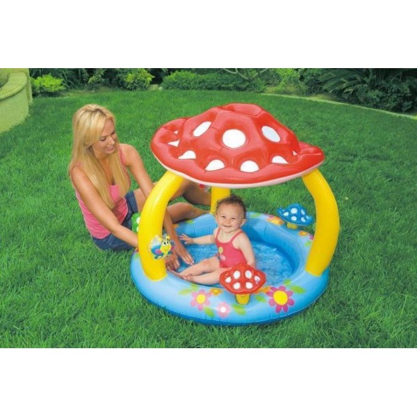 Piscina gonflabila ciuperca pentru copii